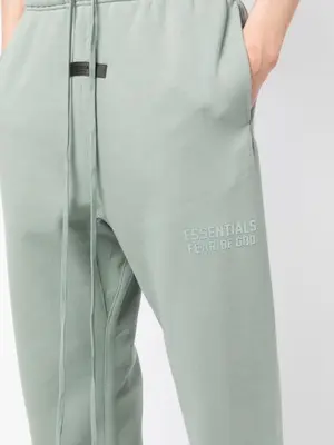 Fear Of God Drawstring Cotton Track Pants - Green