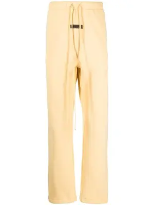 Fear Of God Drawstring Cotton Track Pants - Yellow