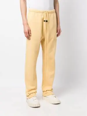 Fear Of God Drawstring Cotton Track Pants - Yellow