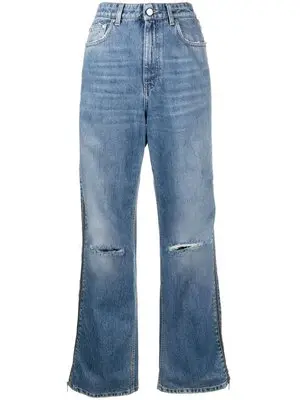 Stella McCartney Zip-detail Straight-leg Jeans