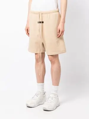 Fear Of God Cotton Blend Track Shorts - Neutrals