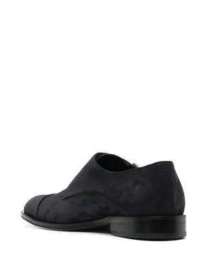 BOSS Double-buckle Suede Shoes