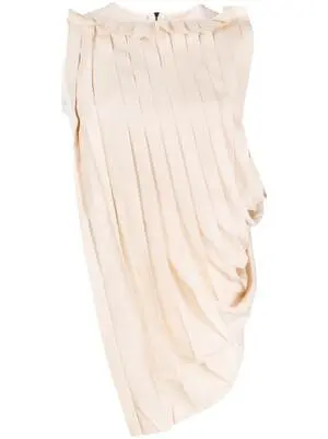 Maticevski Asymmetric Pleated Top