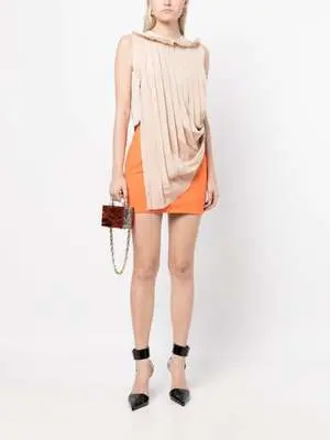 Maticevski Asymmetric Pleated Top