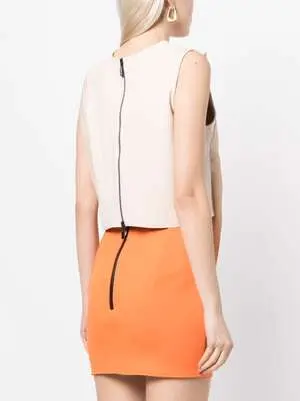 Maticevski Asymmetric Pleated Top
