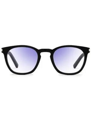 Saint Laurent Rounded Square-frame Glasses - Black