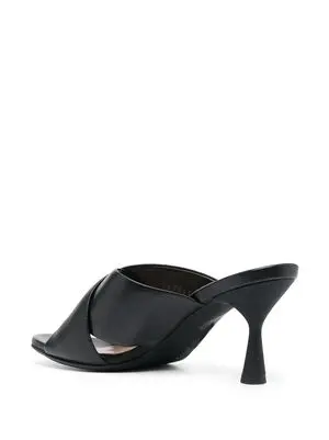 Agl Crossover-strap Leather Sandals