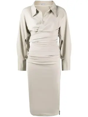 Maticevski Draped-design Dress - Green