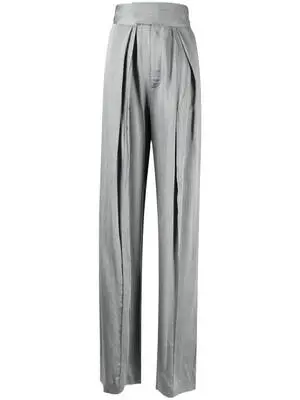 Maticevski High-waist Flared Trousers - Grey
