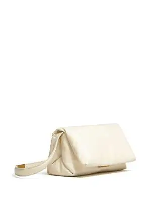 Marni Small Prisma Leather Shoulder Bag - Neutrals