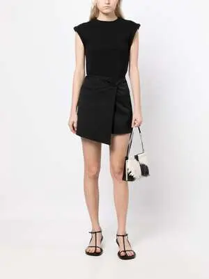 GOODIOUS Asymmetric Mini Skirt