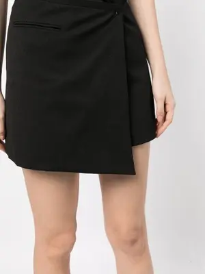 GOODIOUS Asymmetric Mini Skirt