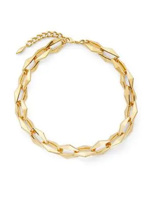 JIMMY CHOO Diamond Chain-link Necklace - Gold
