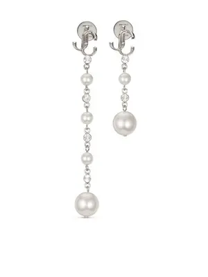 JIMMY CHOO Pearl-detail Drop Earrings