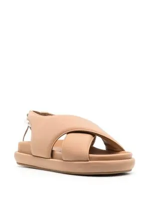 GIABORGHINI Padded Sandals - Brown