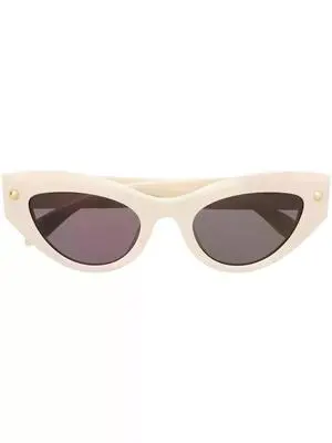 Alexander McQueen Cat-eye Sunglasses - White