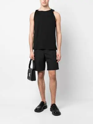 COURREGES Above-knee Length Shorts - Black