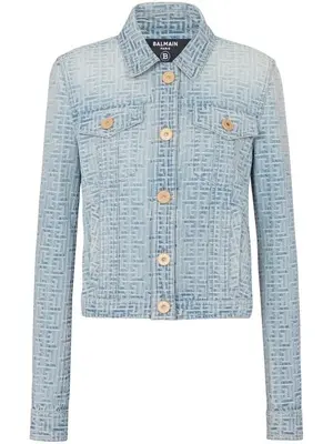 Balmain Denim Tweed Jacket