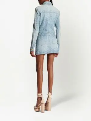 Balmain Denim Tweed Jacket