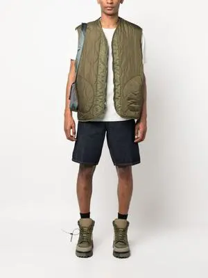 Carhartt Work In Progress Logo-patch Cargo Denim Shorts - Blue