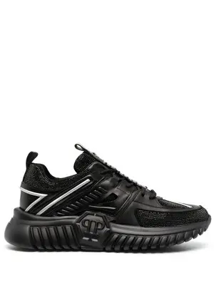 Philipp Plein Stones Runner Low-top Sneakers - Black