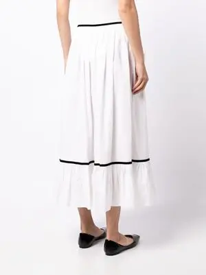 Batsheva Kipp Bow-detail Long Skirt