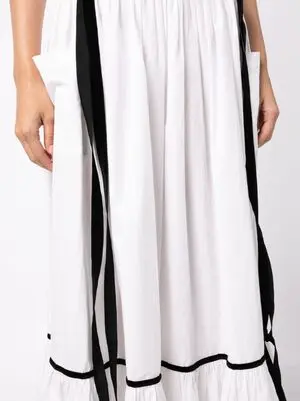 Batsheva Kipp Bow-detail Long Skirt