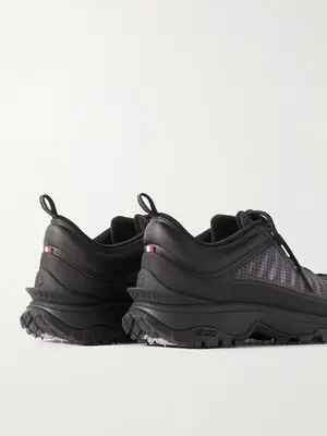 Moncler Mesh And Rubber Sneakers