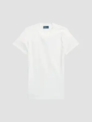 Polo Ralph Lauren Rib-knit Crewneck T-shirt - White
