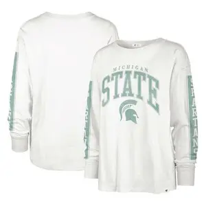 '47 47 Cream Michigan State Spartans Long Sleeve T-shirt