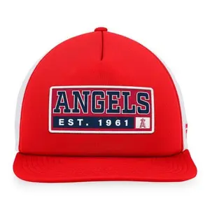 Majestic International Los Angeles Angels Trucker Snapback Hat