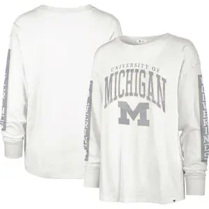 '47 Michigan Wolverines Statement Soa 3-hit Long Sleeve T-shirt - White