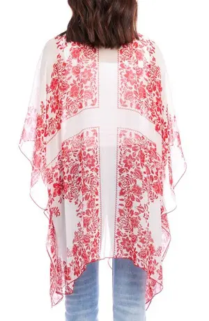 Karen Kane Floral Open Front Jacket
