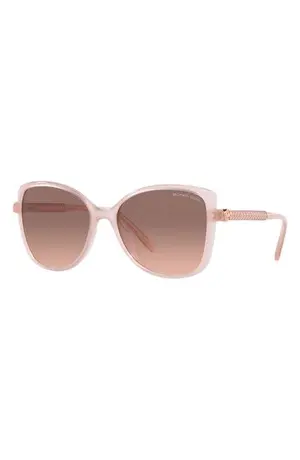 Michael Kors Malta Butterfly Sunglasses - Milky Pink