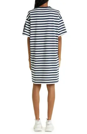 Moncler Stripe Cotton Jersey T-shirt Dress