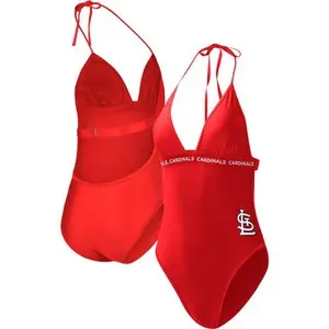 G-III 4HER BY CARL BANKS G-III 4HER BY CARL BANKS St. Louis Cardinals Full Count One-Piece Swimsuit Red