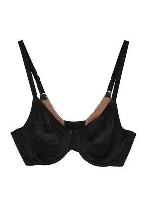 Wacoal Back Appeal Point D'esprit Underwired Bra - Black