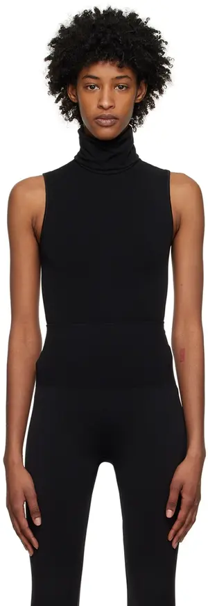 Wolford Wolford Black String Bodysuit 7005 Black
