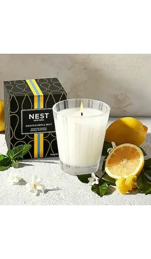 NEST NEW YORK Classic Candle In White - Amalfi Lemon & Mint