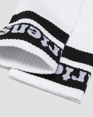 Dr. Martens Athletic Logo Socks - Black,white