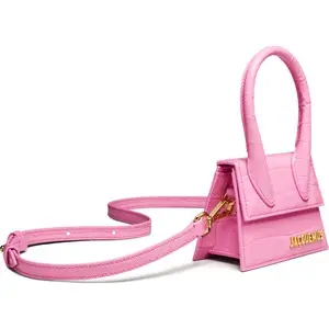 Jacquemus Le Chiquito Mini Leather Top Handle Bag Pink