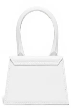 Jacquemus Le Chiquito Mini Leather Top Handle Bag - White