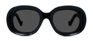 LOEWE- Chunky Anagram Sunglasses, oval 0400021567802_GREENHAVANA?wid=  main image 4