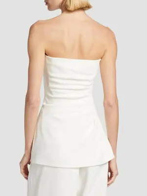 Proenza Schouler Draped Strapless Top