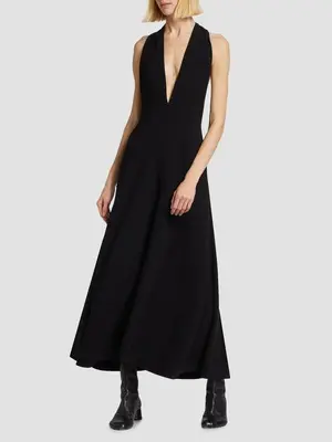 Proenza Schouler Twisted Back Maxi Dress - Black