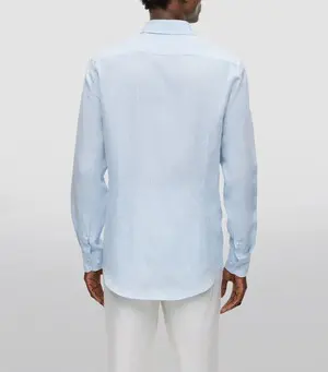 BOSS Linen Shirt - Blue