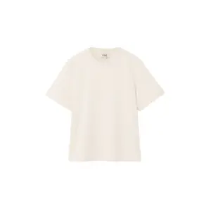 Cos COS "Clean Cut" Regular T-Shirt In Premium Organic Cotton Beige