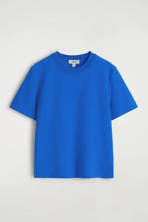 Cos Clean Cut Regular T-shirt - Blue