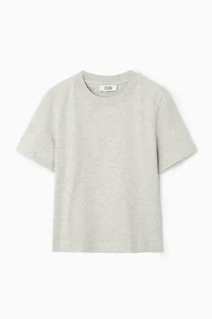 Cos Regular Fit Organic Cotton T-shirt - Gray
