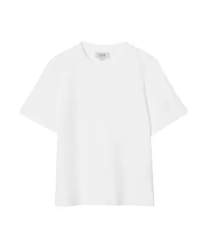 Cos Clean Cut Regular T-shirt - White